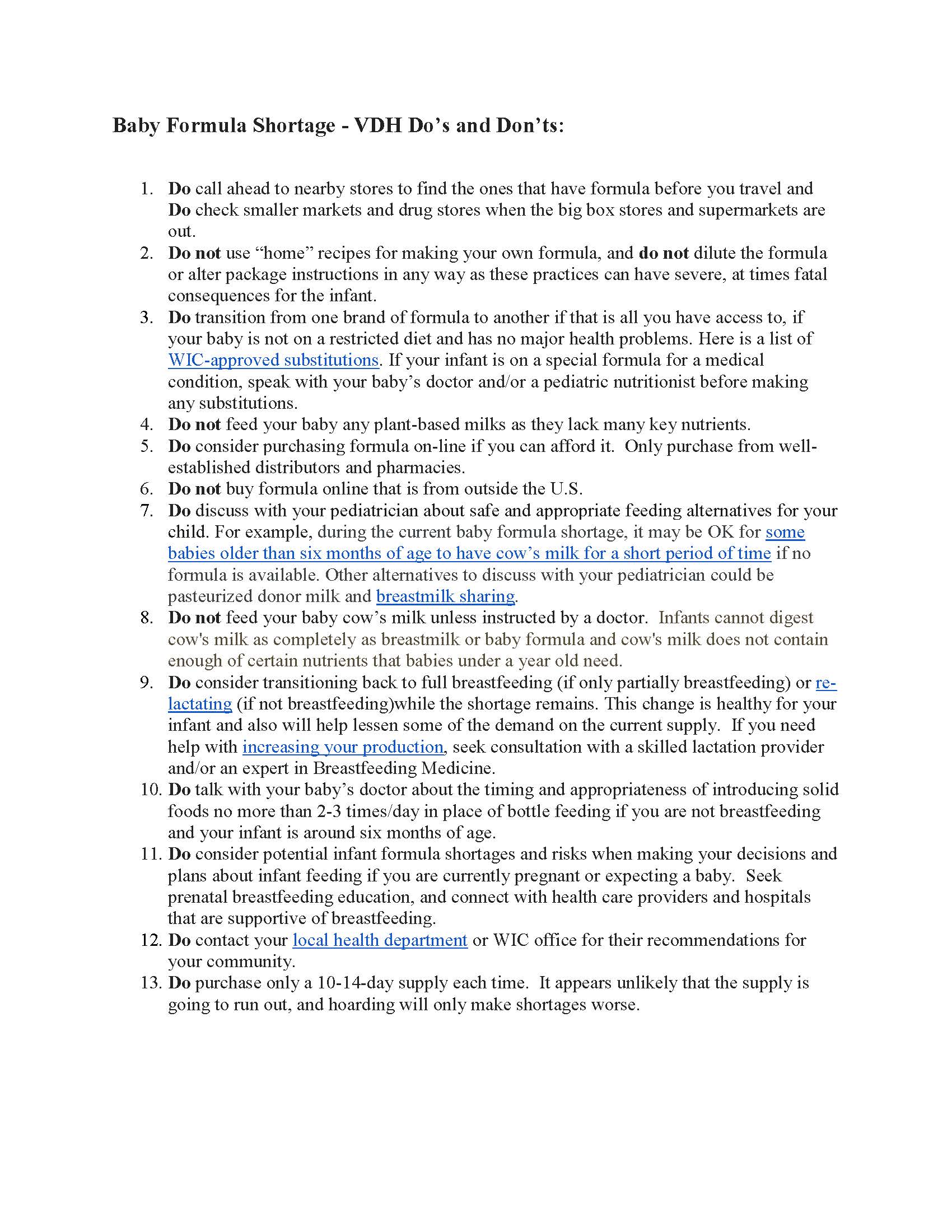 For Infants and Children - West Piedmont