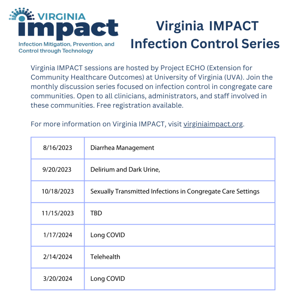 Virginia Long-Term Care Infrastructure Pilot Projects (VLIPP) - HAIAR