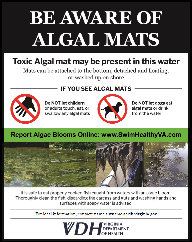 HAB Recreational Awareness, Alerts and Advisory Signs – Waterborne ...