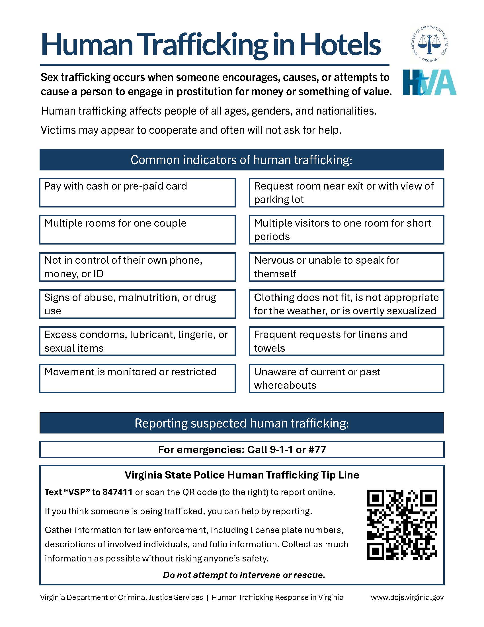 Human Trafficking – Environmental Health