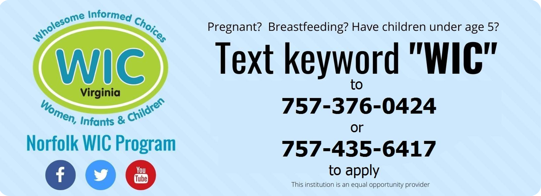 WIC Eligibility – Norfolk Health Department