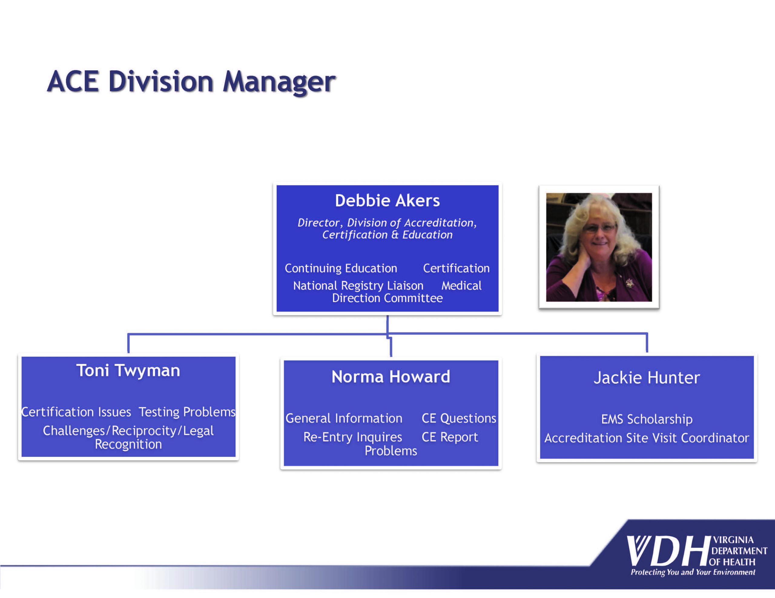 About the ACE Division – Emergency Medical Services