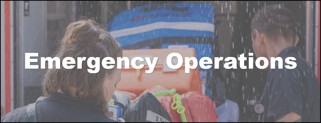 Emergency Operations - Emergency Medical Services