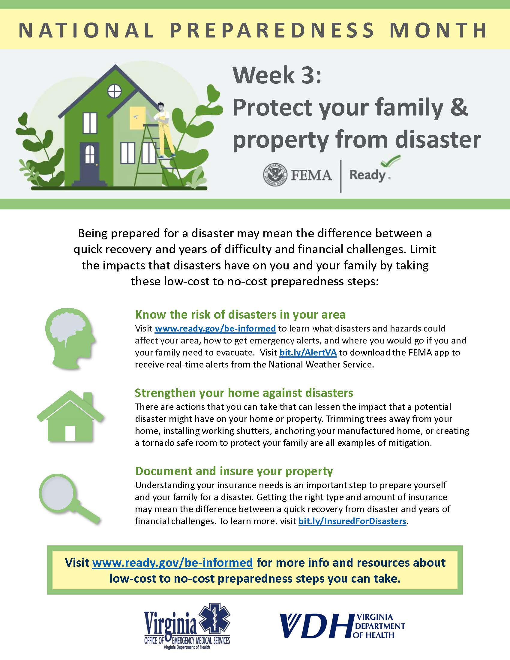 National Preparedness Month: Week 3 - Protect Your Family & Property ...