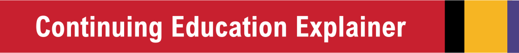 A Continuing Education (CE) Explainer - Emergency Medical Services