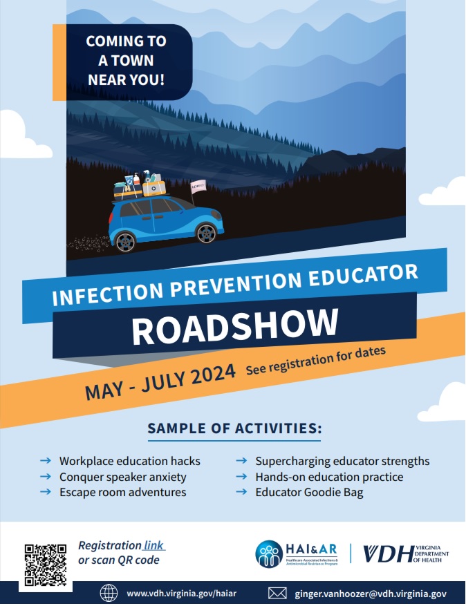 Infection Prevention Educator Roadshow - Emergency Medical Services