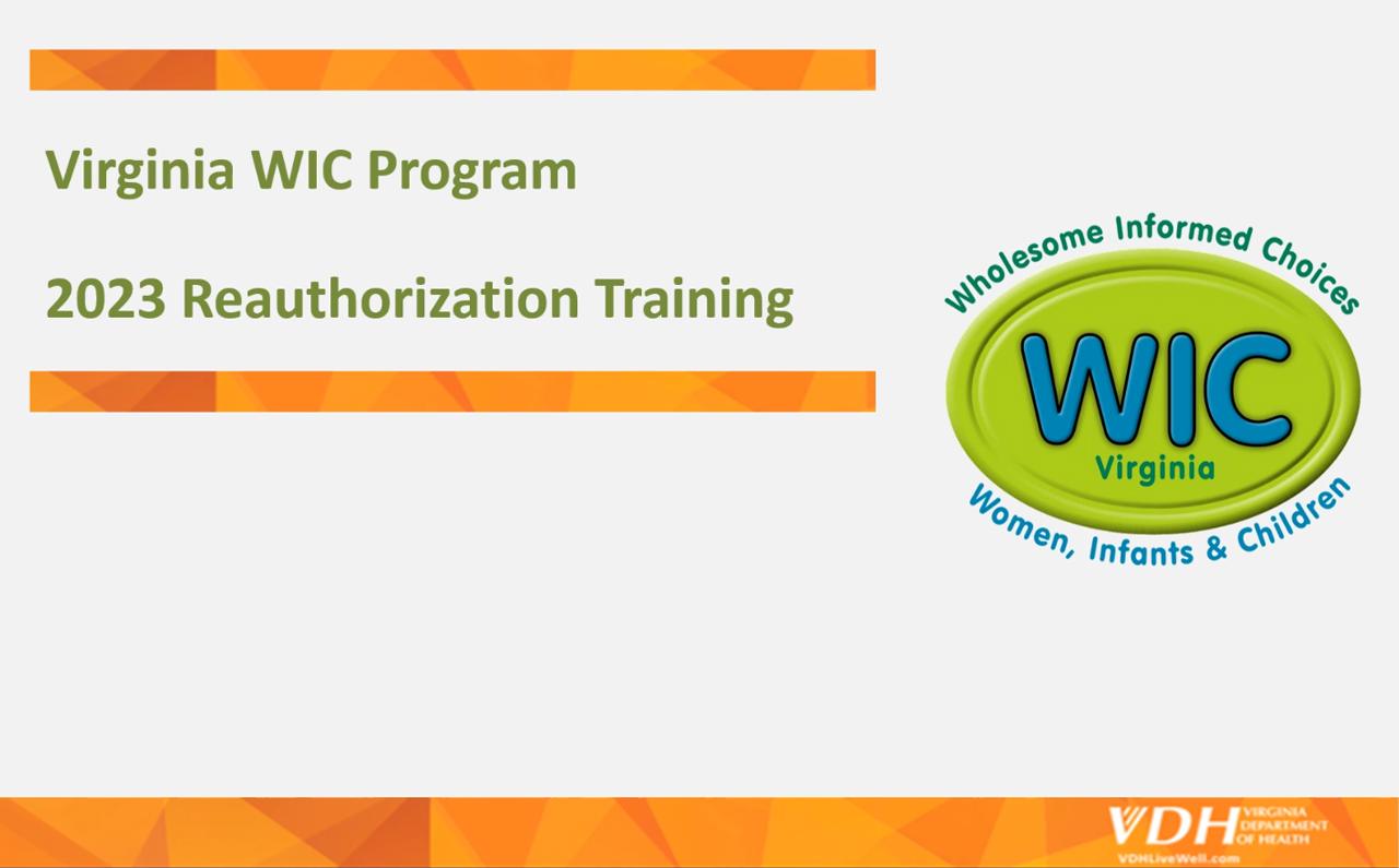 2023 Authorization Training Video – WIC Retailers