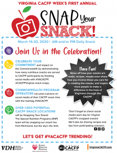 Virginia CACFP Week Coming Soon! - Child and Adult Care Food Program