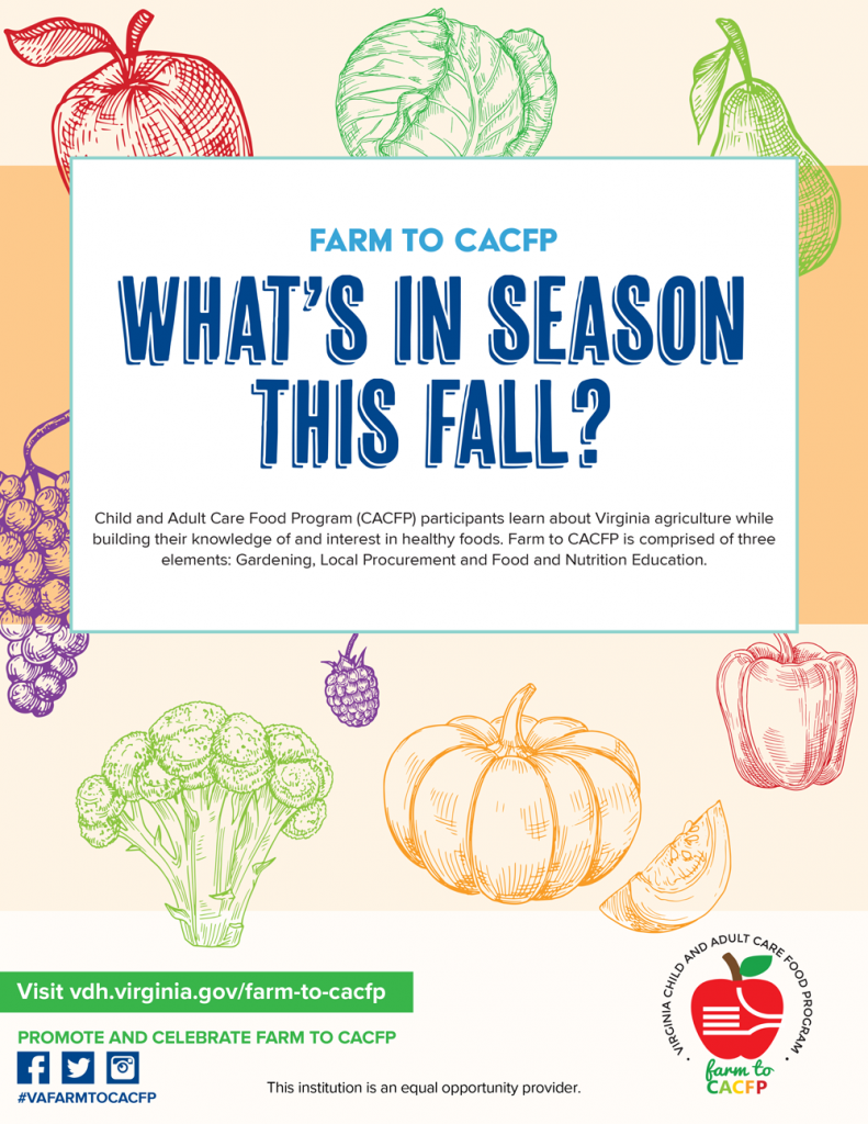 Farm to CACFP - Child and Adult Care Food Program