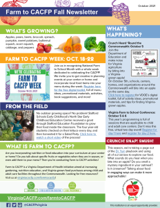 Farm to CACFP - Child and Adult Care Food Program