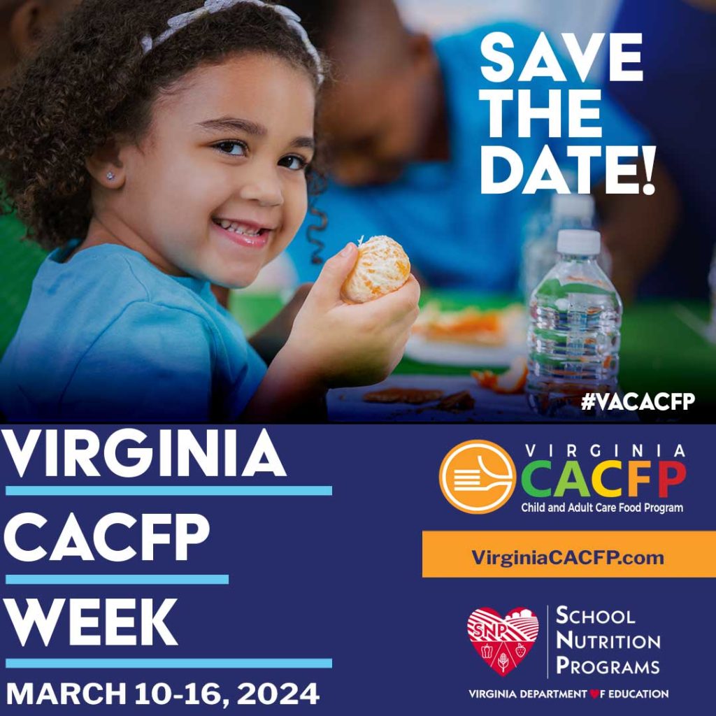 Virginia CACFP Week! - Child and Adult Care Food Program