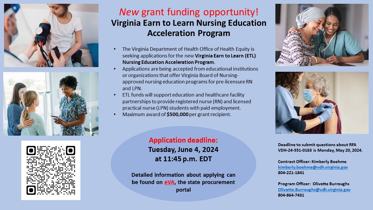 The Commonwealth's Earn to Learn Program - Health Equity