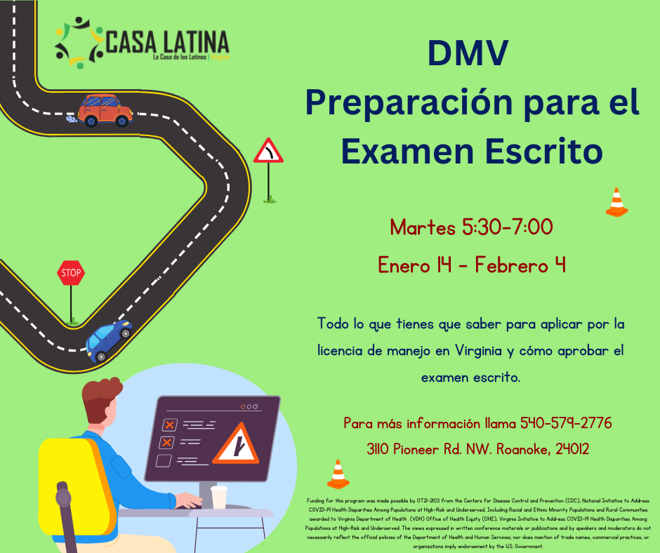 Casa Latina de los Latinos Virginia | DMV Preparacion para el Examen ...