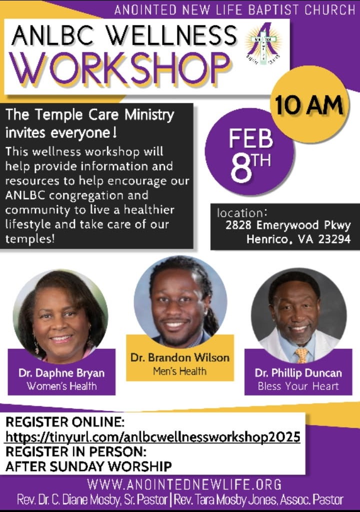 Anointed New Life Baptist Church Wellness Workshop – Health Equity