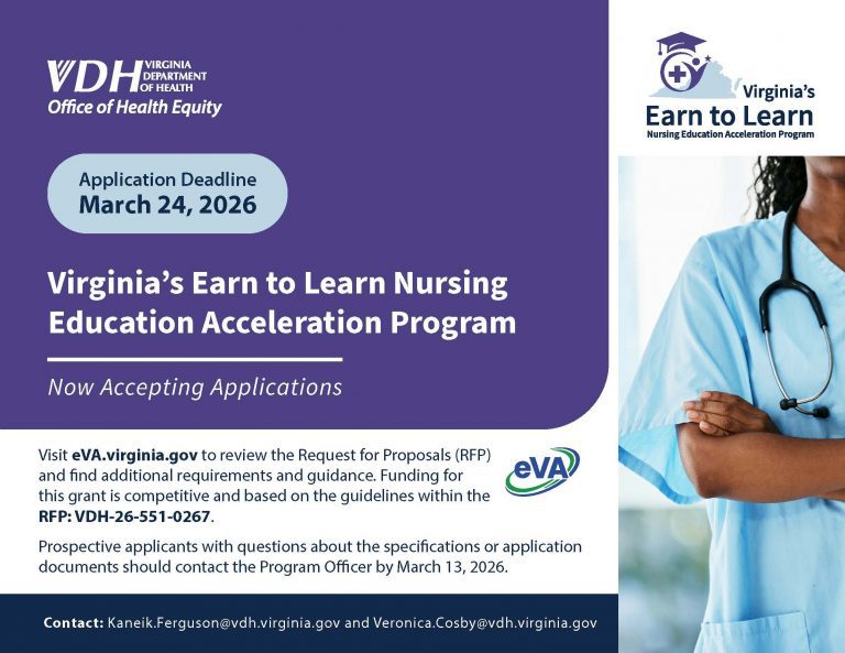 Virginia's Earn to Learn Program - Health Equity